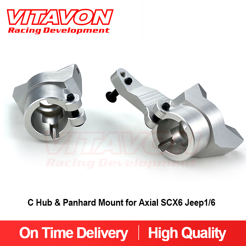 VitavonVITAVON CNC Alu #7075 C Hub & Panhard Mount for Axial SCX6 Jeep ...