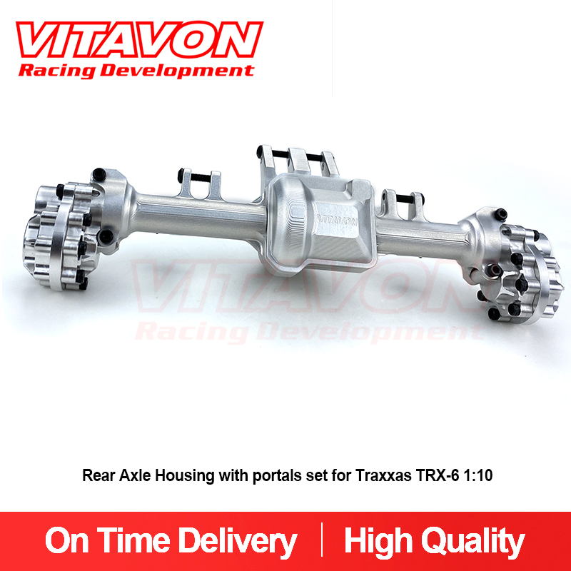 VitavonVITAVON CNC Rear Axle Housing with portals set for Traxxas TRX-6 ...