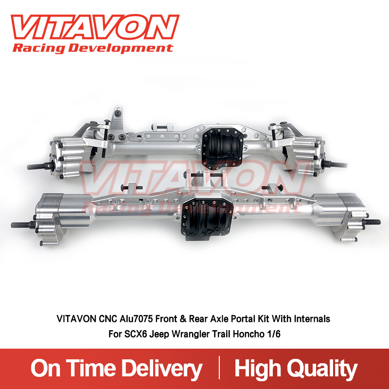 VitavonVITAVON CNC Alu7075 Axle Portal Kit with internals for SCX6 Jeep ...