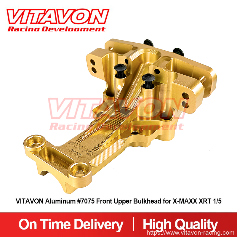 VitavonVITAVON Aluminum #7075 Front Upper Bulkhead for X-MAXX XRT 1/5 ...