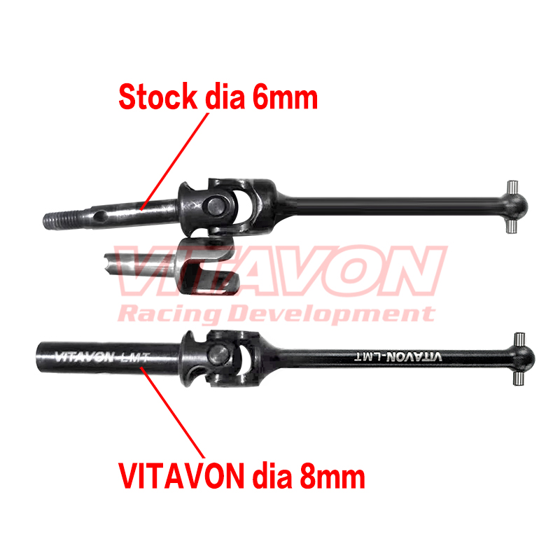 VitavonVitavon Strong Shaft kit Dia 8mm Stub For Losi LMT Grave Digger ...