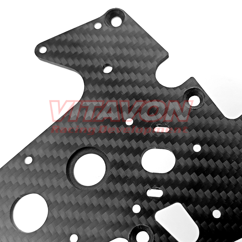 VitavonVITAVON CNC Real Carbon Chassis Plate Set For LOSI Promoto ...