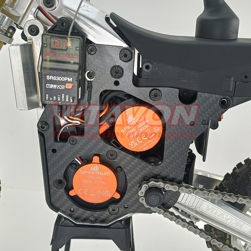 VitavonVITAVON CNC Real Carbon Chassis Plate Set For LOSI Promoto ...
