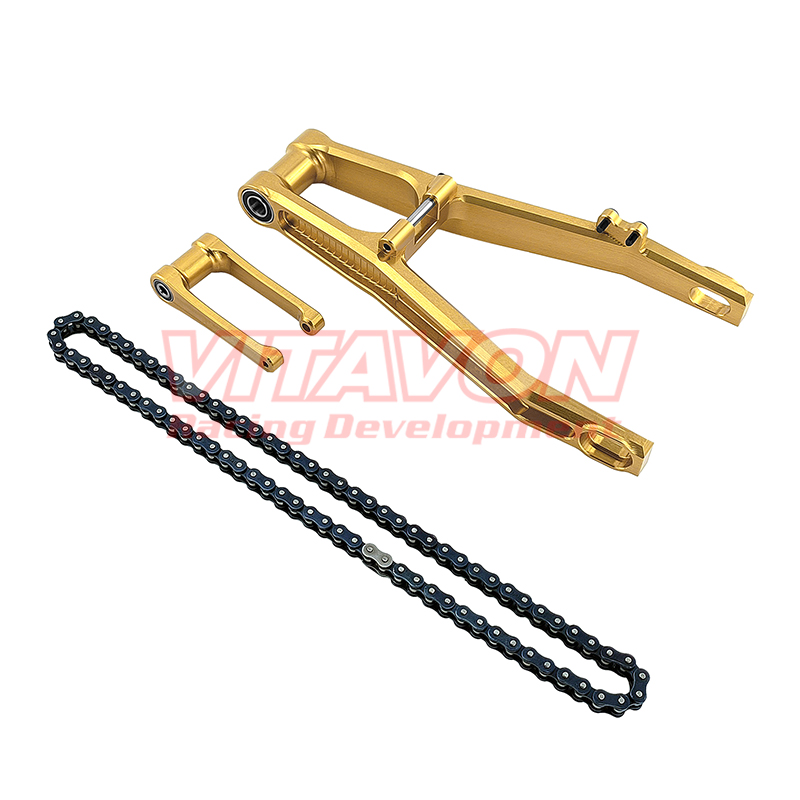 VitavonVITAVON CNC Alu7075 Extended Swing Arm(+30mm)+Pull Rod+Chain For ...