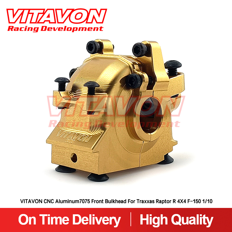 VitavonVITAVON CNC Aluminum7075 Front Bulkhead For Traxxas Raptor R 4X4 ...