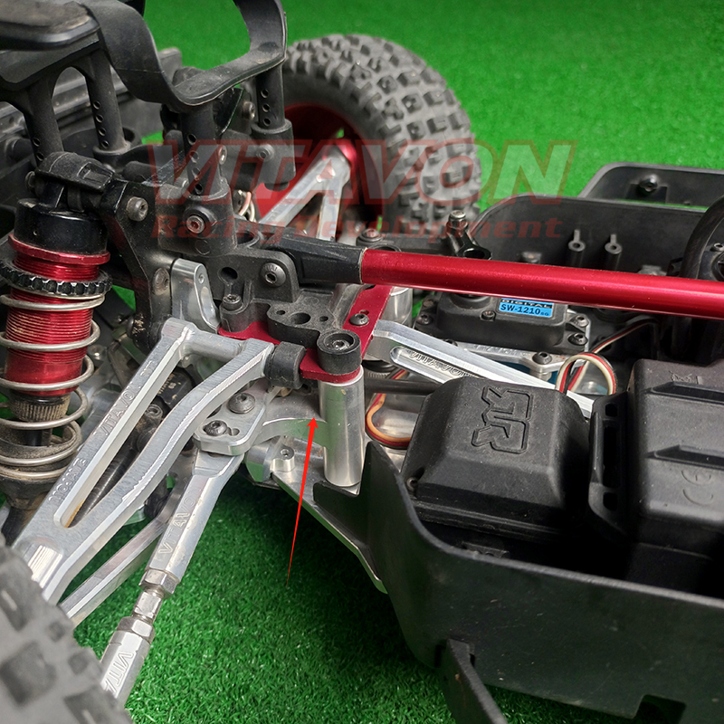 VitavonVITAVON CNC Alu7075 Steering Bell Crank For Traxxas Raptor R 4x4 ...