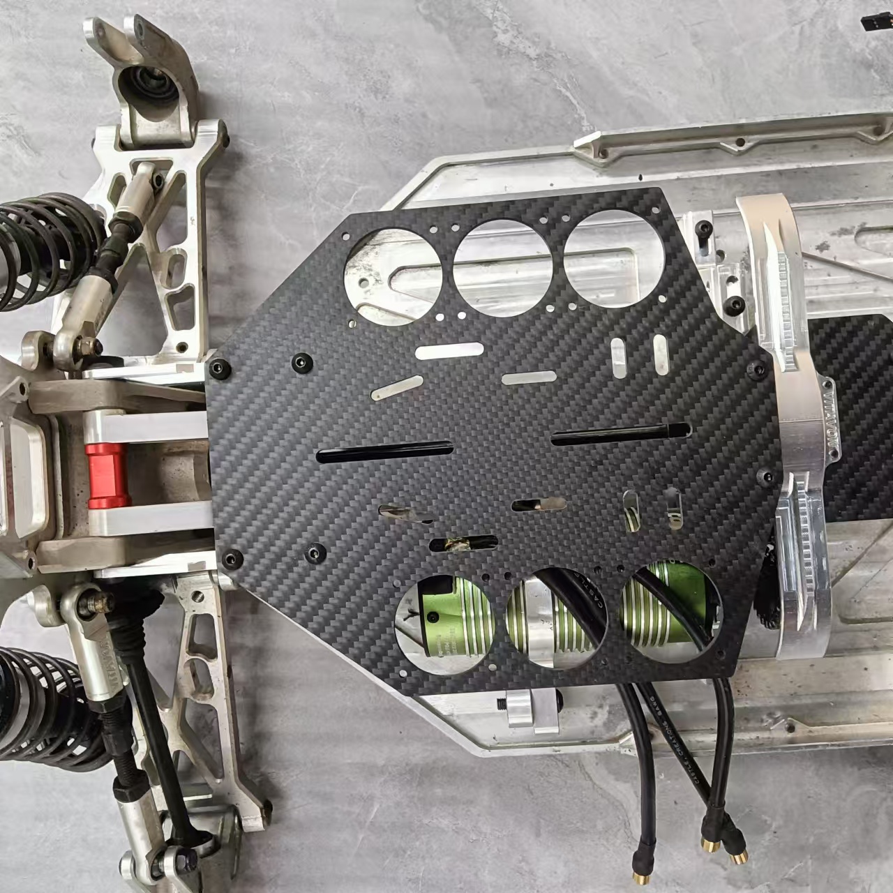 VitavonVITAVON Redesigned Dual Motor Mount &Diff Mount & ESC Holder For ...