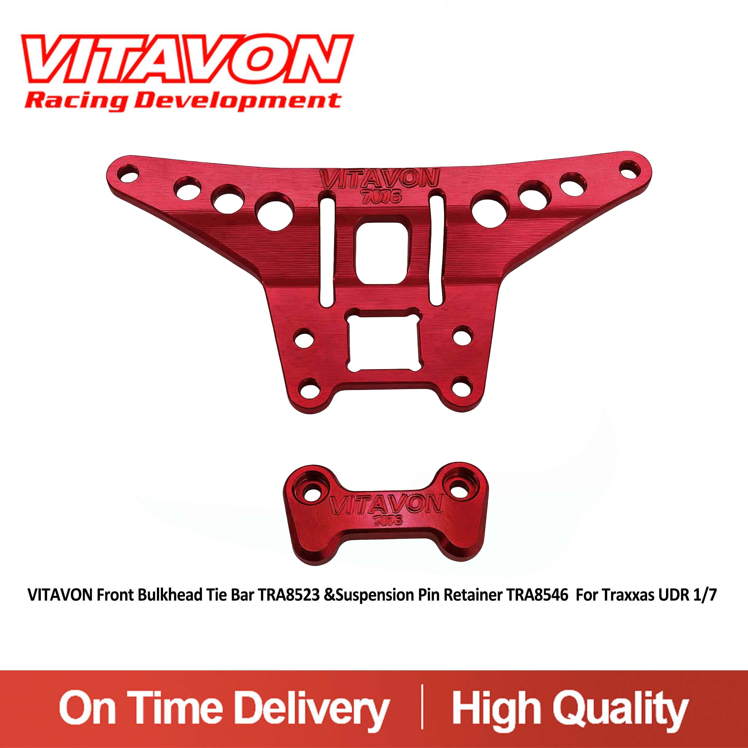 VitavonVITAVON UDR Front Bulkhead Tie Bar TRA8523 &Suspension Pin ...