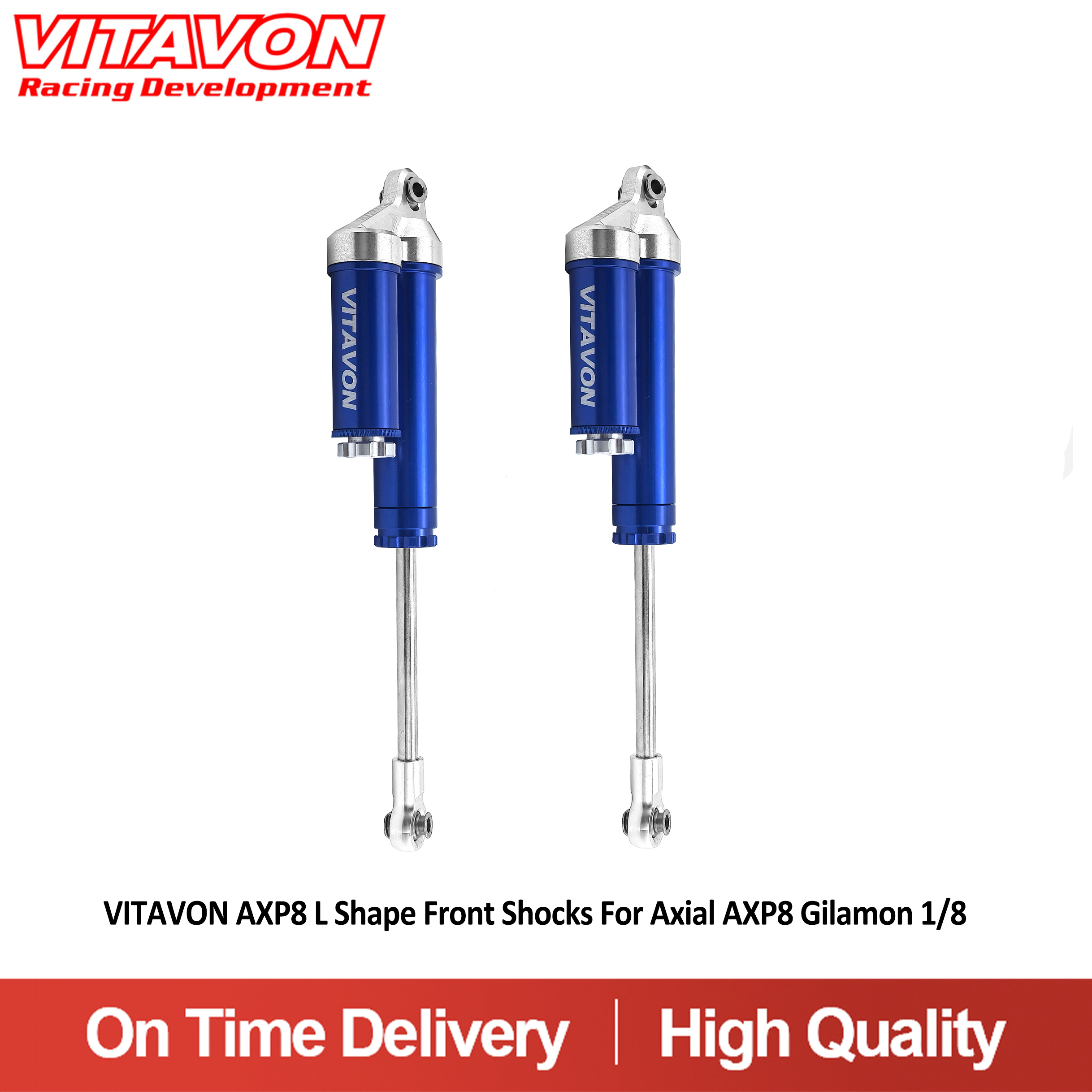 VitavonVITAVON AXP8 L Shape Front Shocks 135mm For Axial AXP8 Gilamon 1 ...